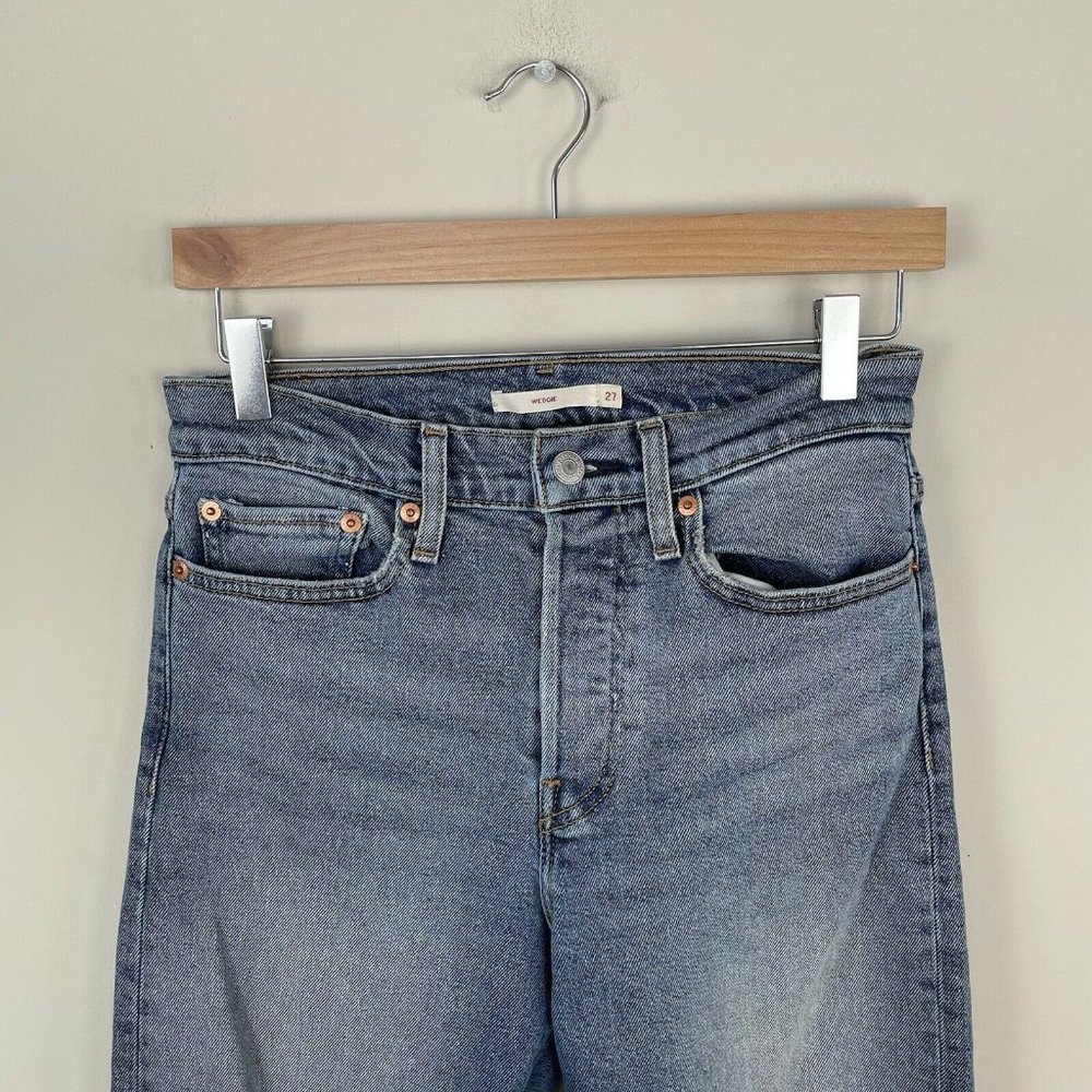 Levis Wedgie Icon Fit Rise Wedgie Rigid Denim Jeans S… - Gem